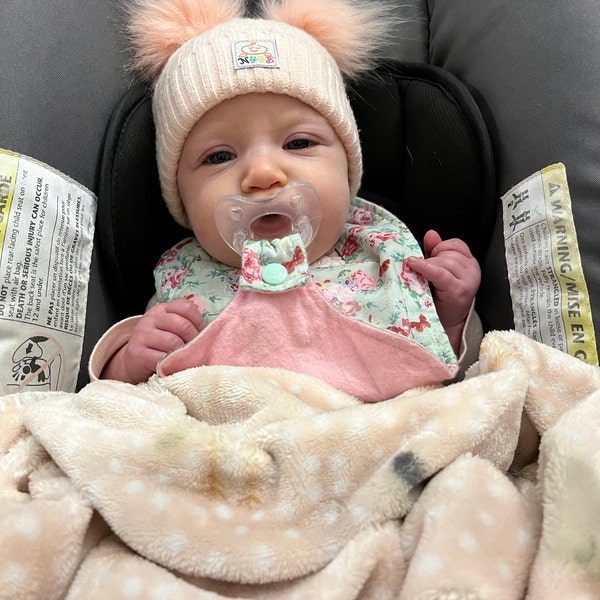 Baby Boy Binky Bibs, Baby Shower Gifts, Pacifier Holder Bib - Etsy