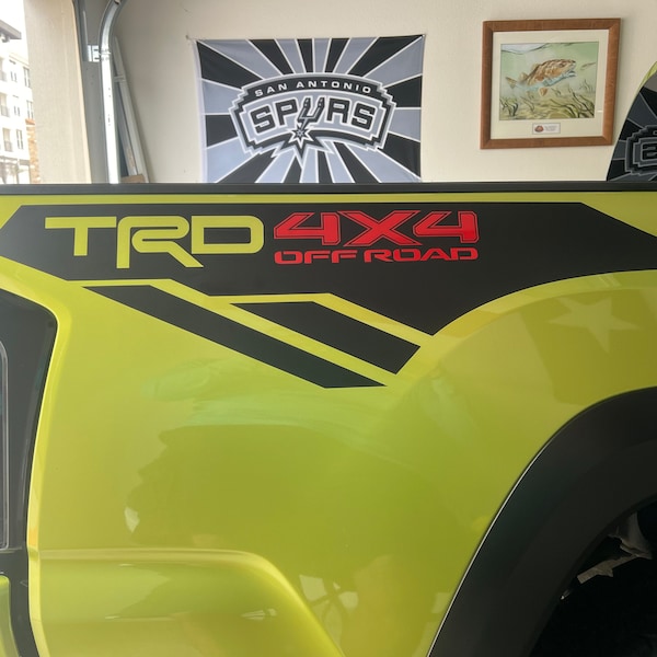 TRD off Road, TRD 4x4,toyota Tacoma, Decals, Stickers, Bedsides Decal ...