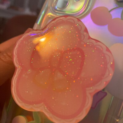 Kawaii Flip Phone Y2k Bookmark Stationary, Reading, Book, Gift, Pink ...