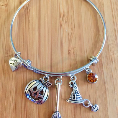 4, 20 or 50 BULK Silver Broom Charms, Wizard Charm, Halloween, Witch ...