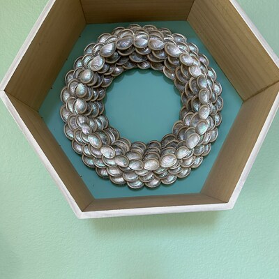 12.5 Cowrie White Washed Wood Tree, Shell Christmas Tree, Neutral Tree ...