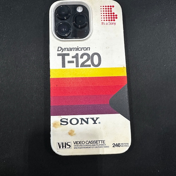Custom Retro VHS Tape Magsafe Phone Case, 80s 90s Film Phone Case, VHS ...
