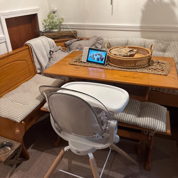 4 Piece Nook Cushions Set Ties on Single Cushion Only - Etsy