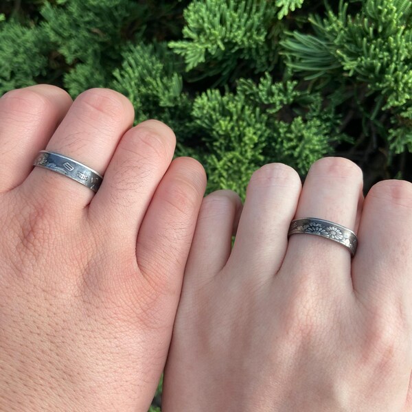 Promise Ring-engagement Ring-wedding Band-coin Ring-engagement-pre ...