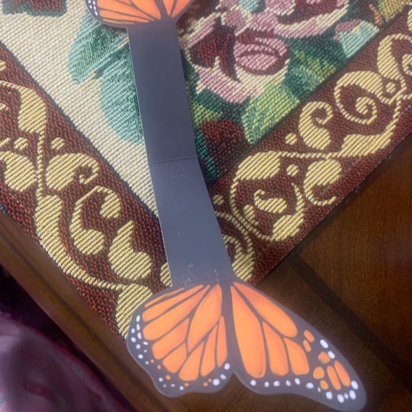 3D Monarch Butterfly Wings Bookmark | Bookish Gifts | Reader Aesthetic ...