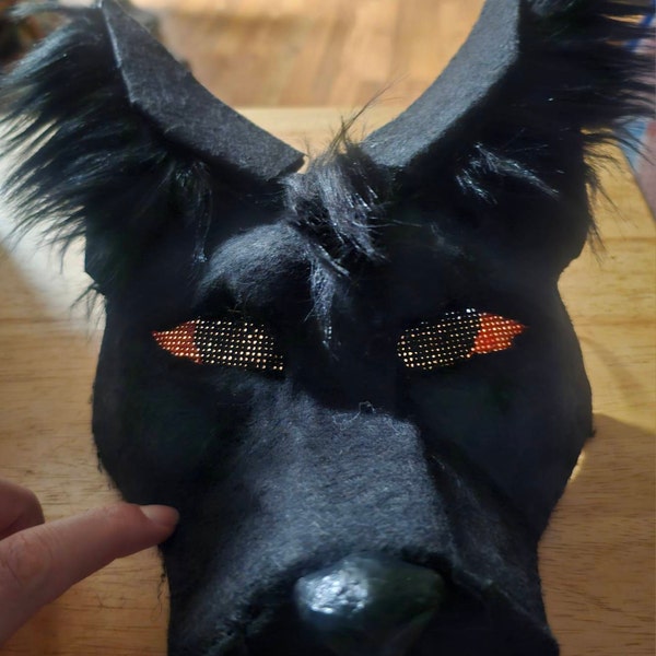 Therian Cat Mask Paper Mache Cardboard Plain White Diy Blank Base - BUY ...