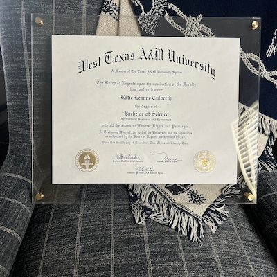 Acrylic Clear Floating Frame, Art, Photo, Modern, Diploma, Degree ...