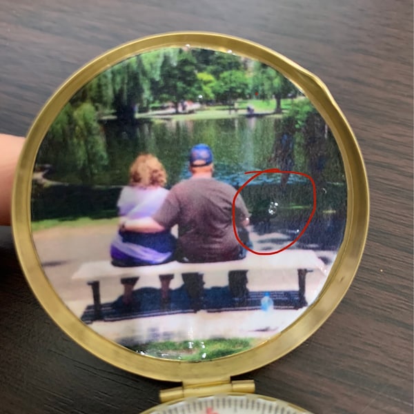 Engraved Photo Compass, Personalized Wedding Gift - Etsy