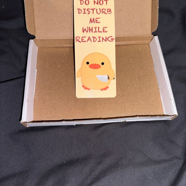 Cute Duck Bookmark | Bookish, Duck Lover, Reader Gift and Laminated ...