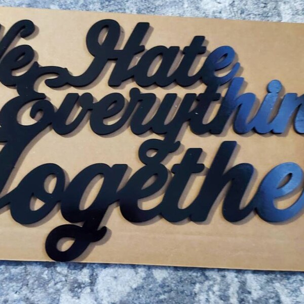 Resist & Persist Standing Desk Sign | Shelf and Table Freestanding ...