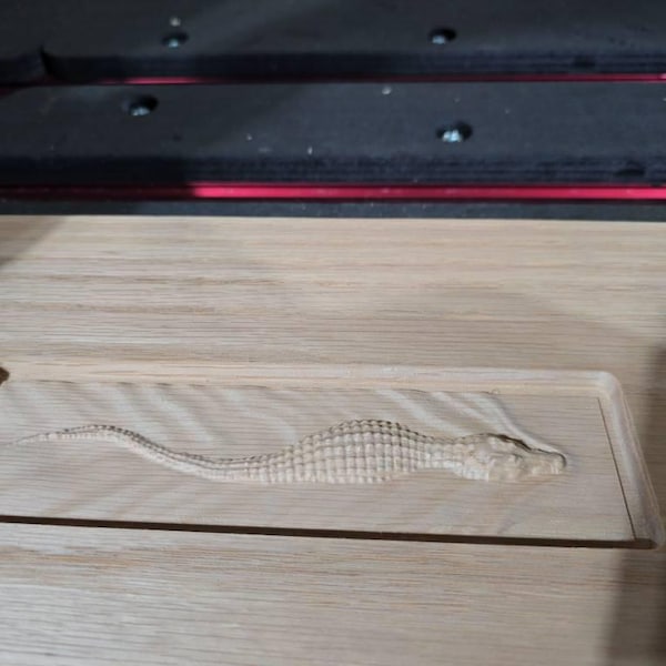 Swimming Crocodile 3D CNC Router Files, 3d Stl File, Vectric,aspire ...