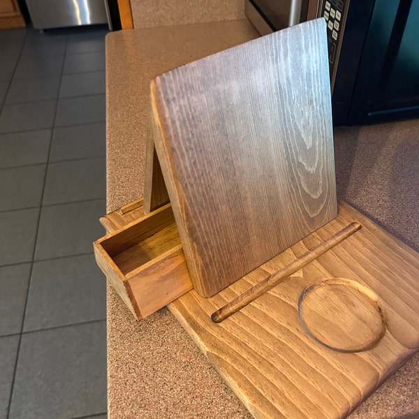 Personalized Wooden Book Valet / Book Rest / Book Holder / Book Stand ...