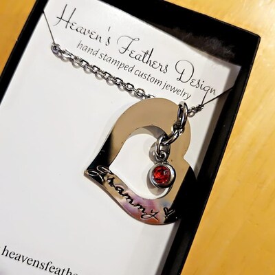 Marine Mom Custom Necklace, Hand Stamped Marine Corp Key Chain, US ...