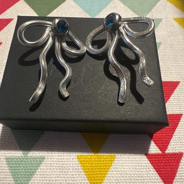 Bow Earring Jackets - Liz Fox Roseberry - Handmade Jewelry - Unique ...