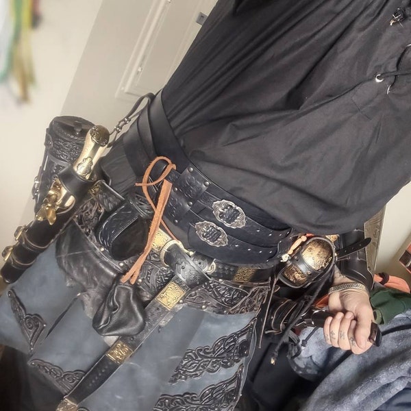 Larp Viking Armor. Leather Armor for a Celtic, Barbarian, Pagan or ...
