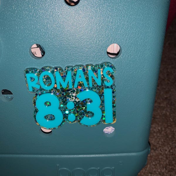 Bible Verse Bogg Bag Tag, Bogg Bag Name Tag, Bogg Bag Pop In, Bogg Bag ...