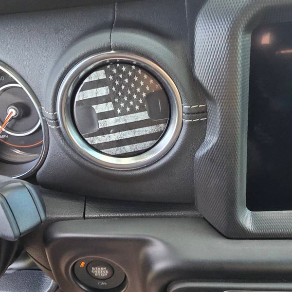 Mustang American Flag Rear Quarter Window Accent Decal 2015-2023both ...