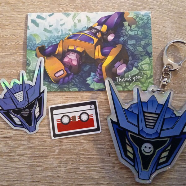 Transformers Soundwave Holo Keychain TFP - Etsy