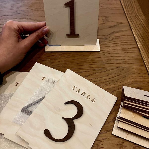 Wedding Table Number - Wedding Table Decor, Rustic Country Wedding ...