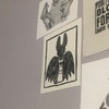 Vampire Bat Linocut Print From My 'horror High' - Etsy UK