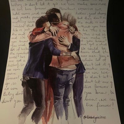 Digital Download / Printable One Direction Fanart // One Direction ...