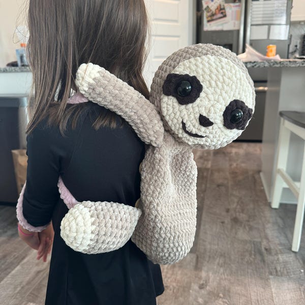 Sloth Backpack Crochet PATTERN- Amigurumi - Etsy