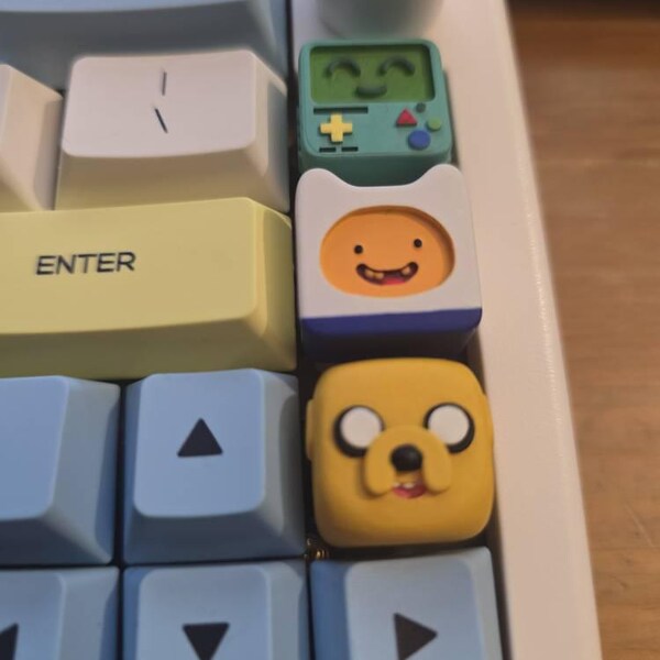 Adventure Time Artisan Keycap: Finn, Jake, BMO - Anime Mechanical ...