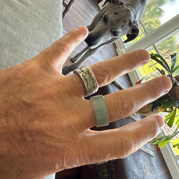 SUPER TRANSLUCENT DISC // Cloudy "princesa" Blue Jadeite Jade ...