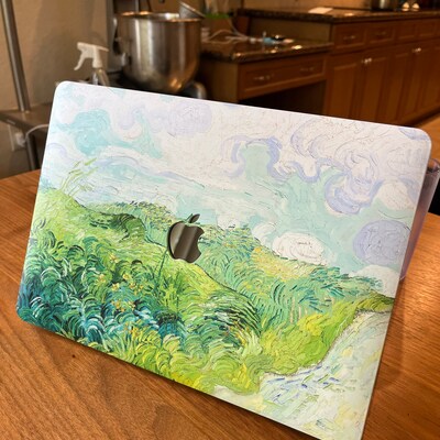 Oil Painting Green Grass MacBook Case MacBook Pro 13 2020 MacBook Air ...