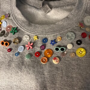 Junk Journal Paper Clips | Button Paper Clips | Large Button Bookmark ...