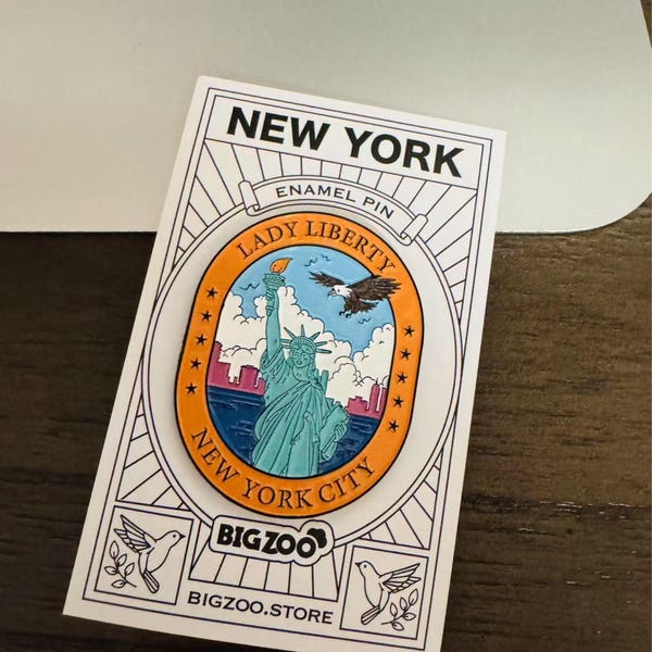 New York Travel Enamel Pins - Brooklyn Bridge Pin, New York Gift, New ...