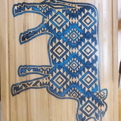 Aztec Cow Svg Dxf PNG, Country, Show Time, Stock Show, Western, Farm ...