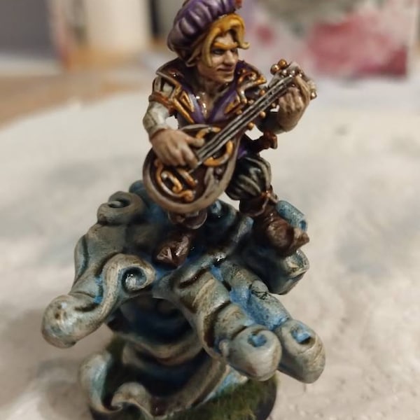 Poppy the Loud Howl, Pug Beast Bard Caster Mage Pet Dog, 28mm 32mm ...