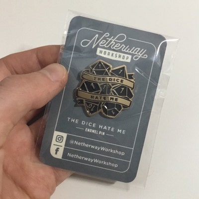 The Dice Hate Me Enamel Pin - Etsy