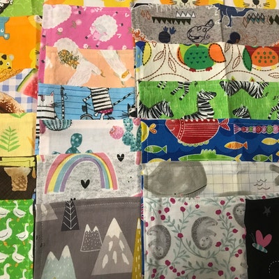 Lunchbox Napkins, PICK YOUR PRINTS, Kids Small Lunch Cotton Napkins ...