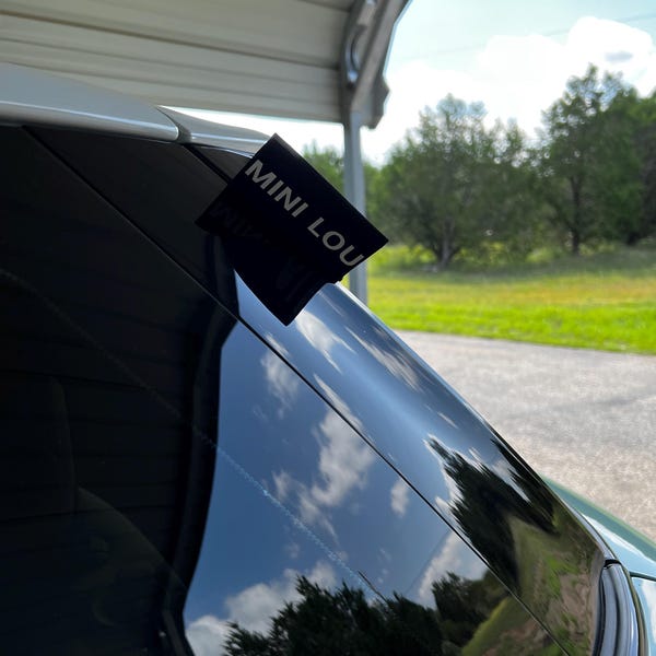 Mini Car Tag - Personalised - Etsy