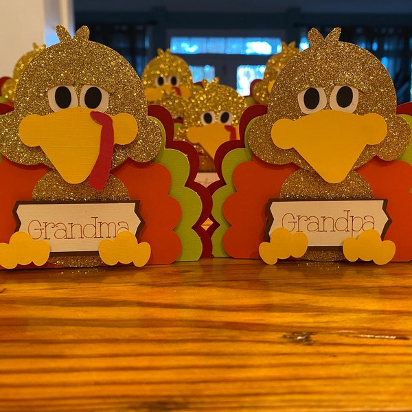 Turkey Treat Box SVG, Thanksgiving SVG Cricut, Silhouette, Template, 3D ...