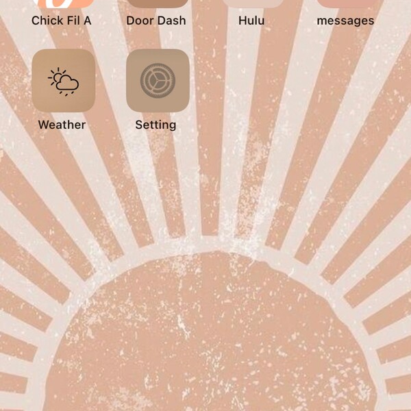 Boho Aesthetic iPhone App Icons, Boho Ios 14 App Icon Pack, Neutral ...
