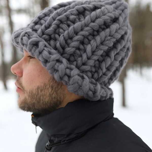 Women's Wool Knit Hat, Winter Hat, Helsinki Hat, Knit Hat, Knitted ...