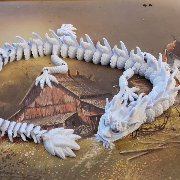 Jumbo Large Fidget Articulating Dragon - Etsy