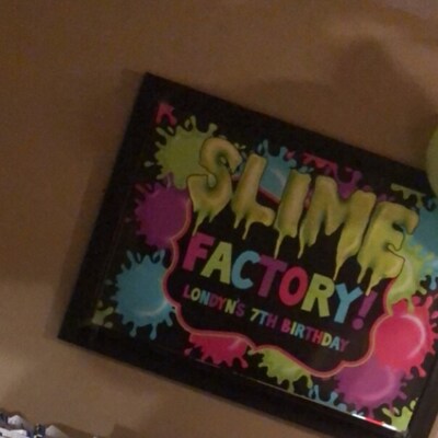 Printable Slime Poster DIY 24 X 36 Size Backdrop Sign Slime - Etsy