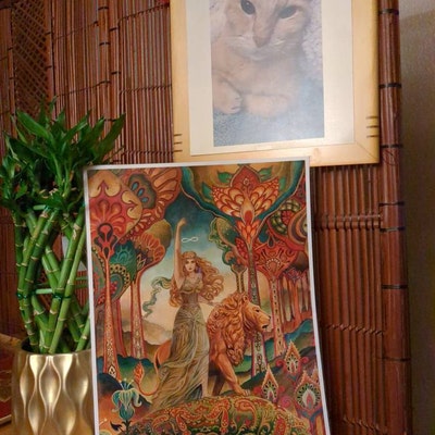 Meditrina Roman Goddess of Wine ACEO Mini Print Altar Art - Etsy