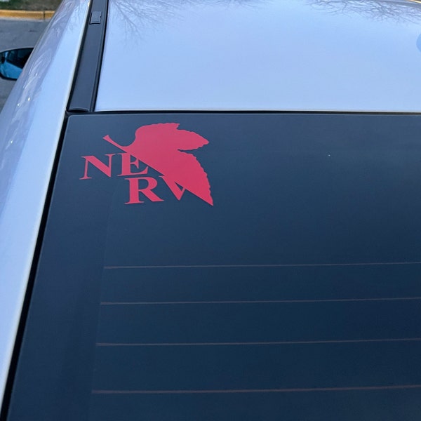 Neon Genesis Evangelion Nerv Anime Vinyl Decal, Car Accessory, Laptop ...