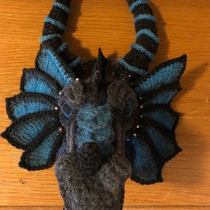 Guardian Dragon Crochet Wall Hanging Pattern Only - Etsy