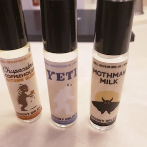 Mothman Milk Roll on Perfume Oil / Cryptid Perfume, Weird Funky Unique ...