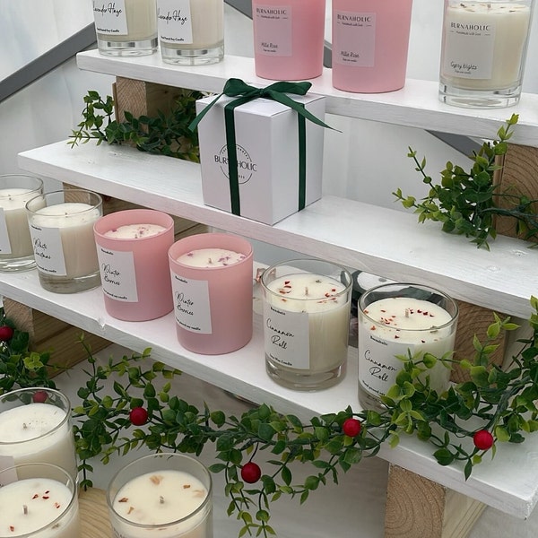 Personalised Candle Label Stickers, Simple & Modern, Black/colour ...