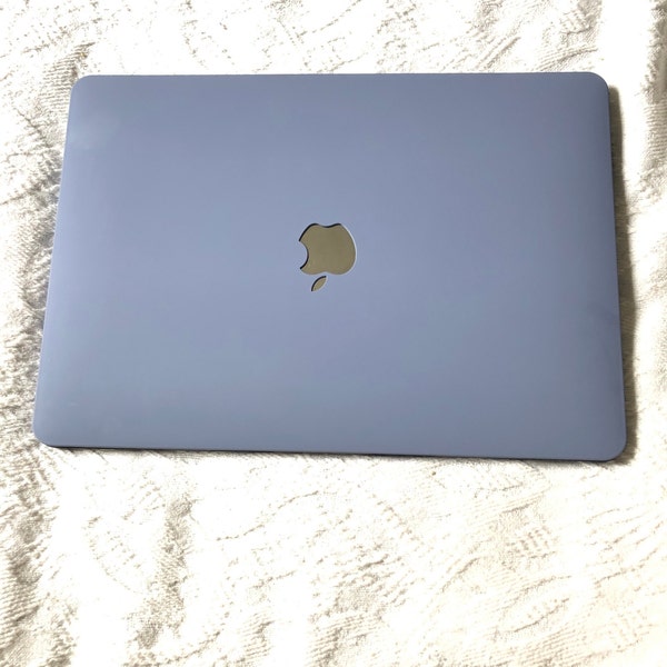 Stone Blue Shell Hard Case Cover for MacBook Air 13 MacBook Pro 13 14 ...