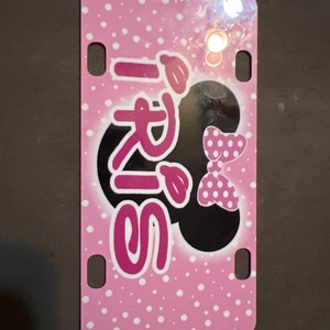 MINNIE MOUSE Mini License Plate Personalized Design2 Custom - Etsy