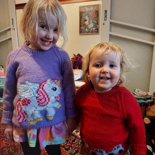 NEW - Peppa Pig Hand Knitted Jumper Sizes 2 to 6 - Etsy