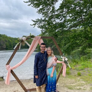 Printed Blue Georgette Lehenga Choli With Printed Embroidery Sequence ...